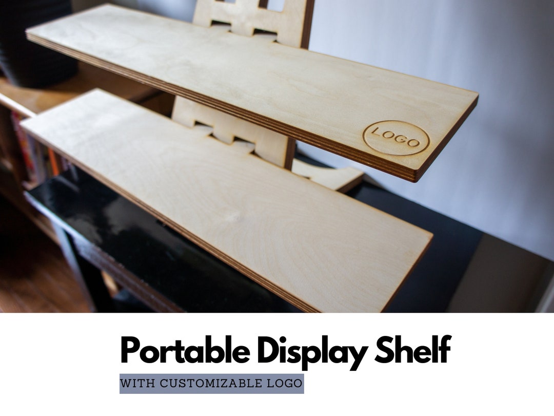 Portable Display, Shelf Riser, Display Shelf, 4 Tier Perfume Organizer ...