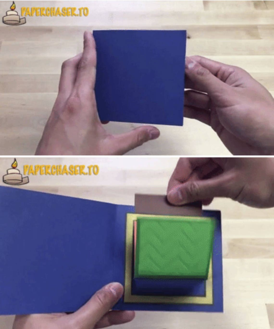 SVG & PDF Interactive Card Making Kit Waterfall Card Tutorial - Etsy