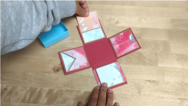 SVG PDF Explosion Box Template Kit With Pockets and Slider - Etsy