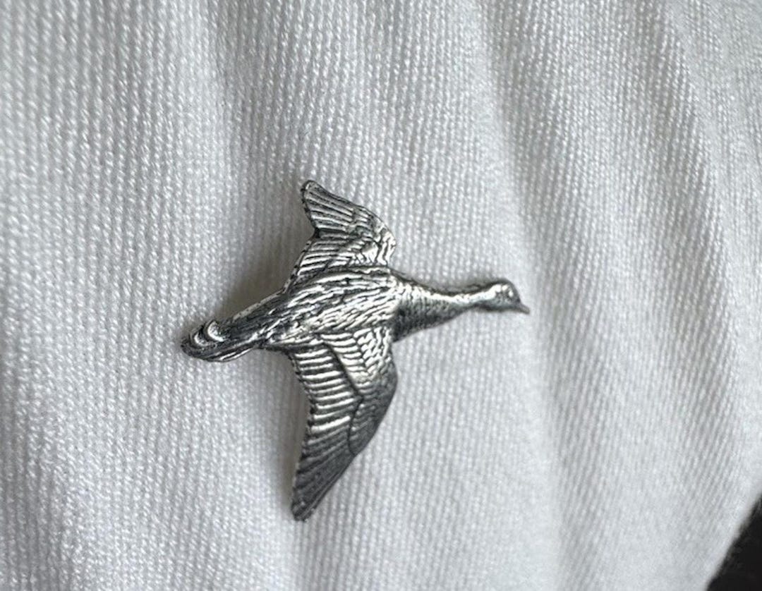 Pheasant Bird Pewter Pin Brooch Badge Country Nature Hunting Tie Lapel ...