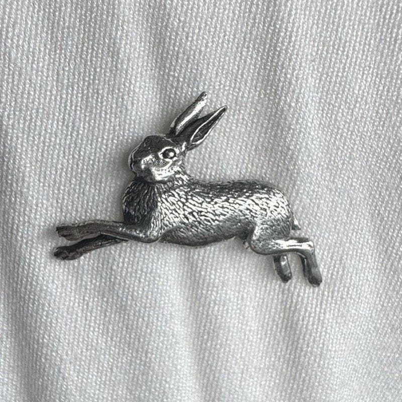 Rabbit Pin - Etsy