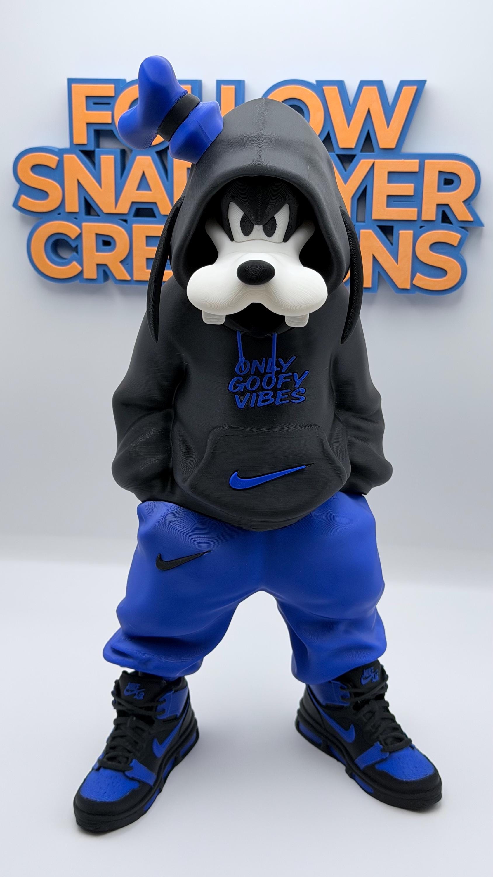 Urban Goofy Inspired 3D Print | Street Style Cartoon Decor Figure - Etsy
