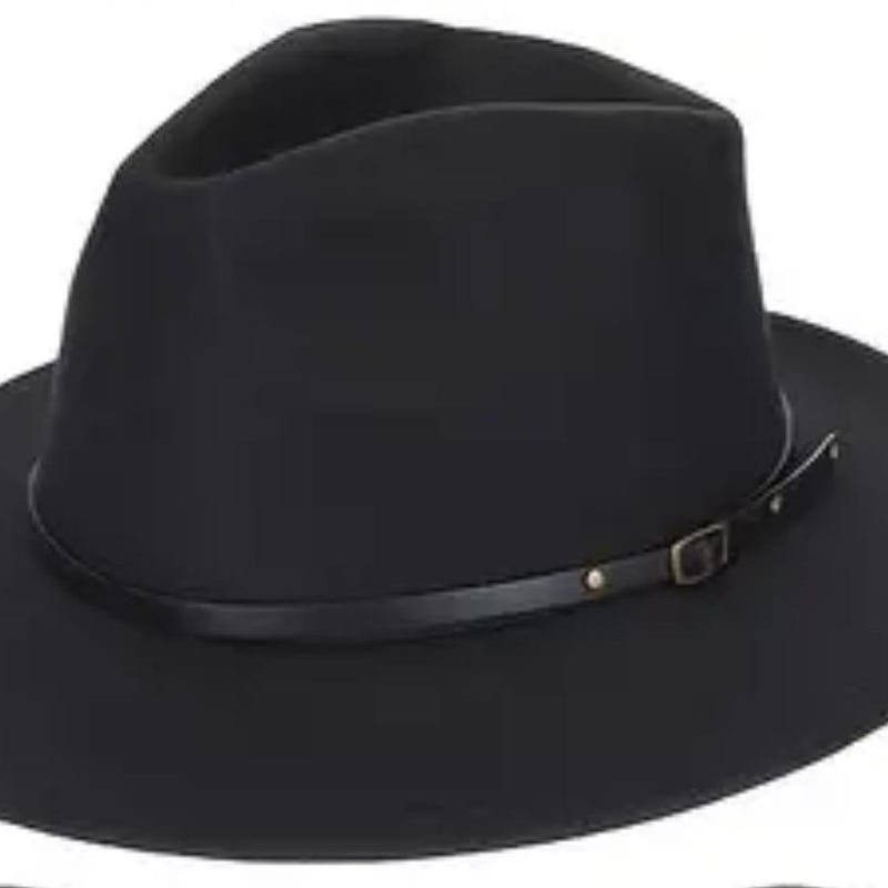 Black Fedora Hat - Etsy