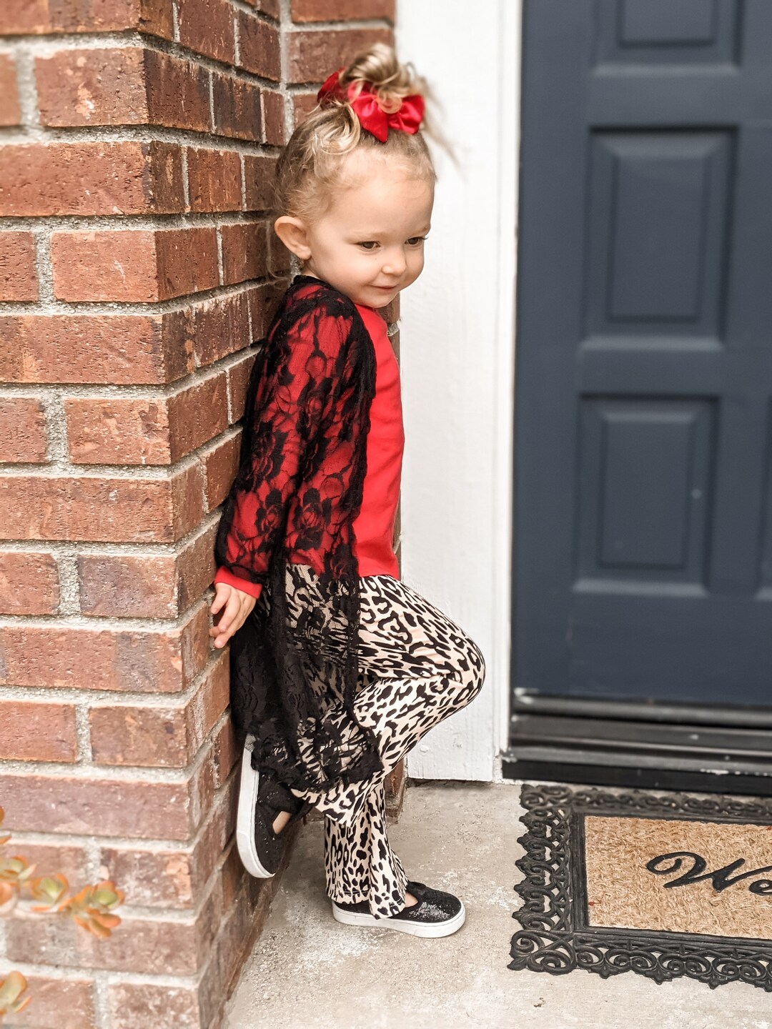 Black Lace Kimono Cardigan, Girls Lace Cardigan, Toddler Kimono, Lace ...