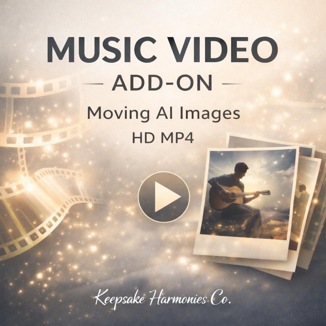 AI Music Video Add-on, Moving AI Images Montage, HD MP4 Vertical or ...