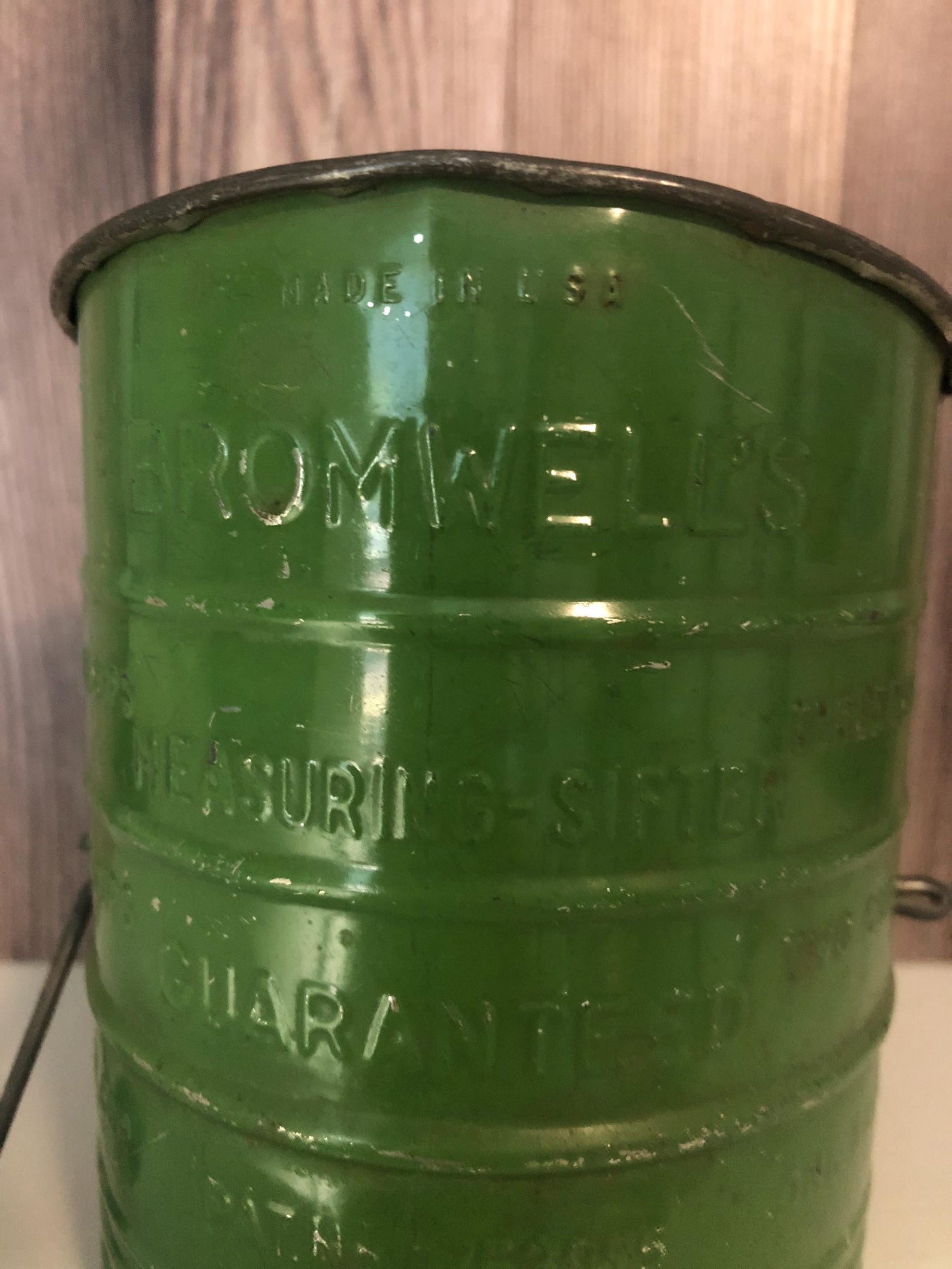 Vintage Bromwell Sifter Green Paint - Etsy