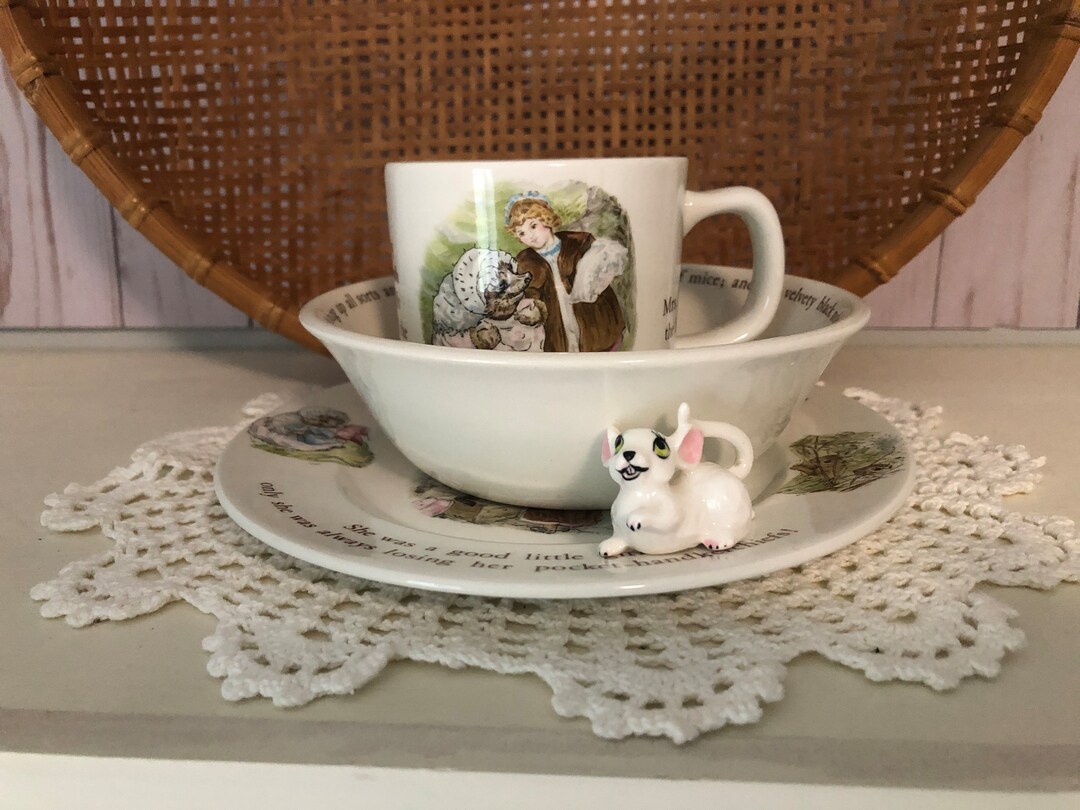 Vintage Wedgewood Beatrix Potter Childs Dishes - Etsy