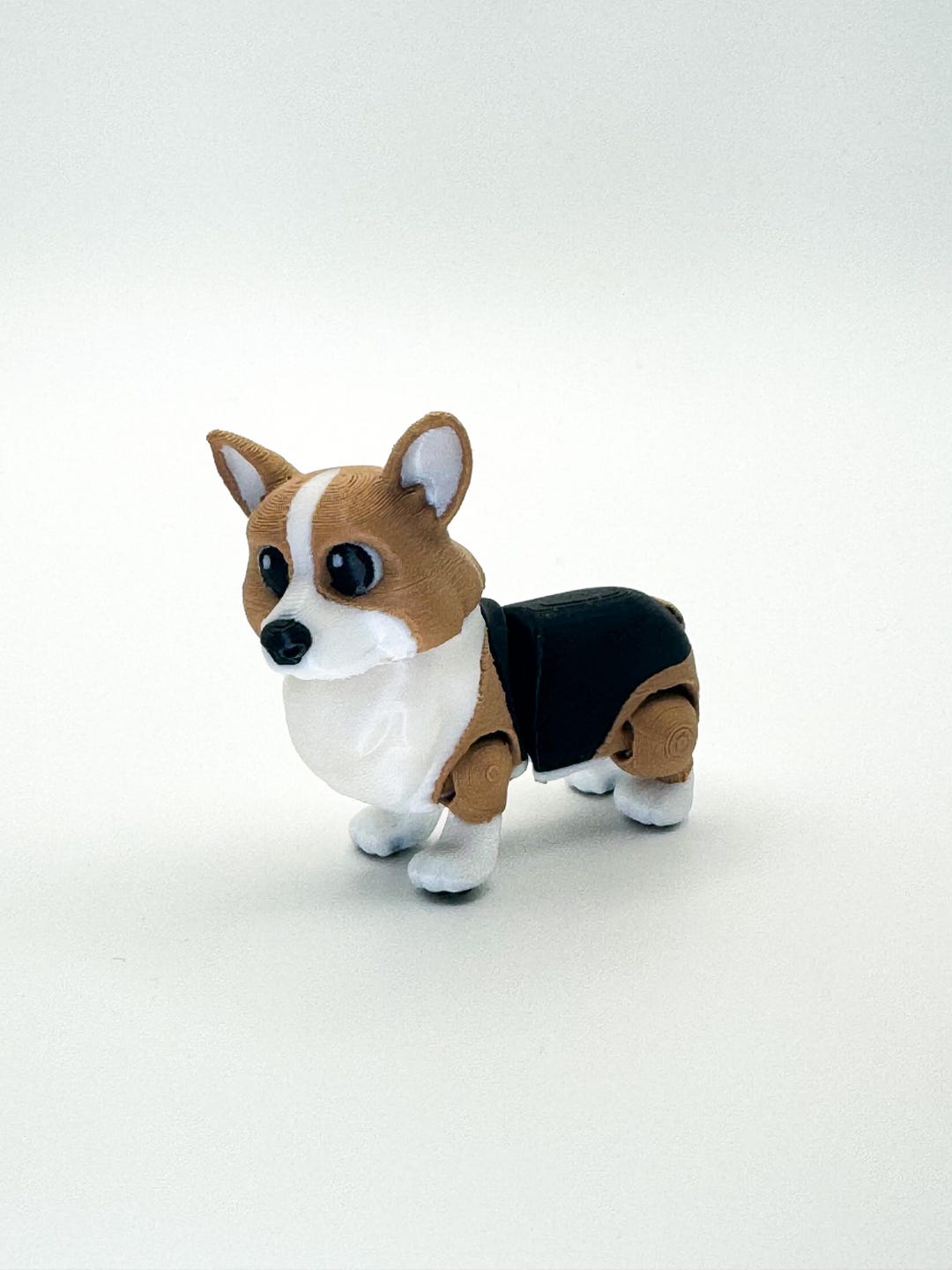 Articulated Corgi Figure | 3D Printed Dog Collectible | Corgi Gift ...
