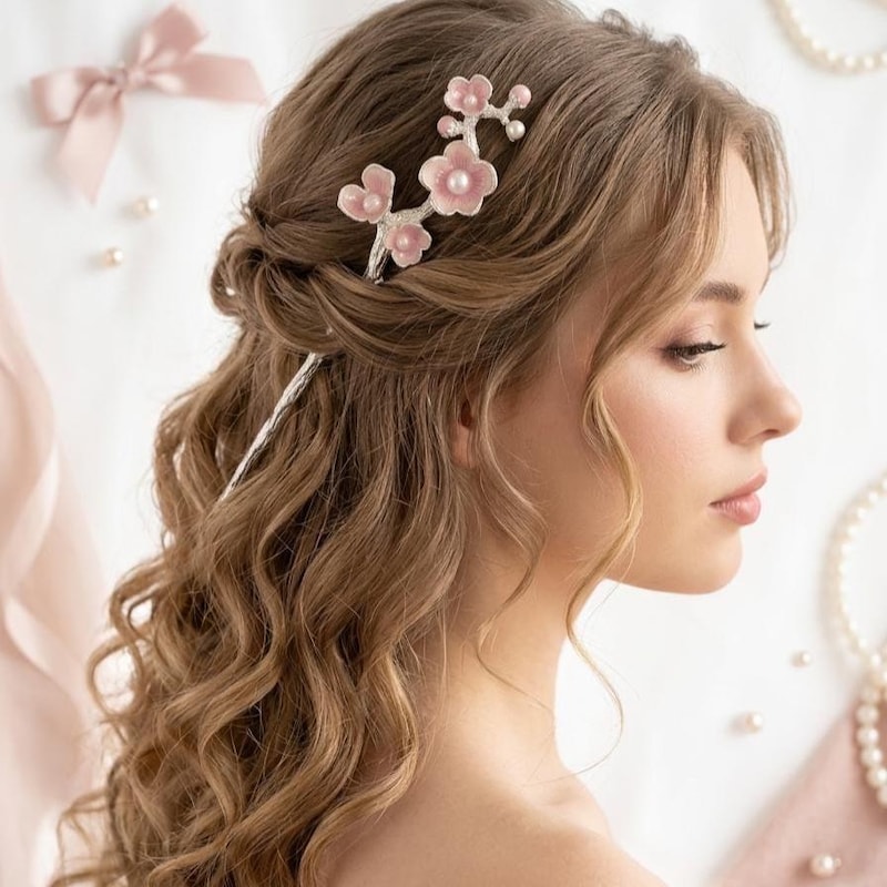 Hairpins Sakura - Etsy