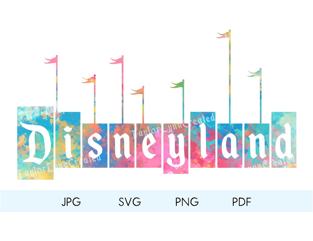 Disneyland Sign Printable and SVG - Etsy