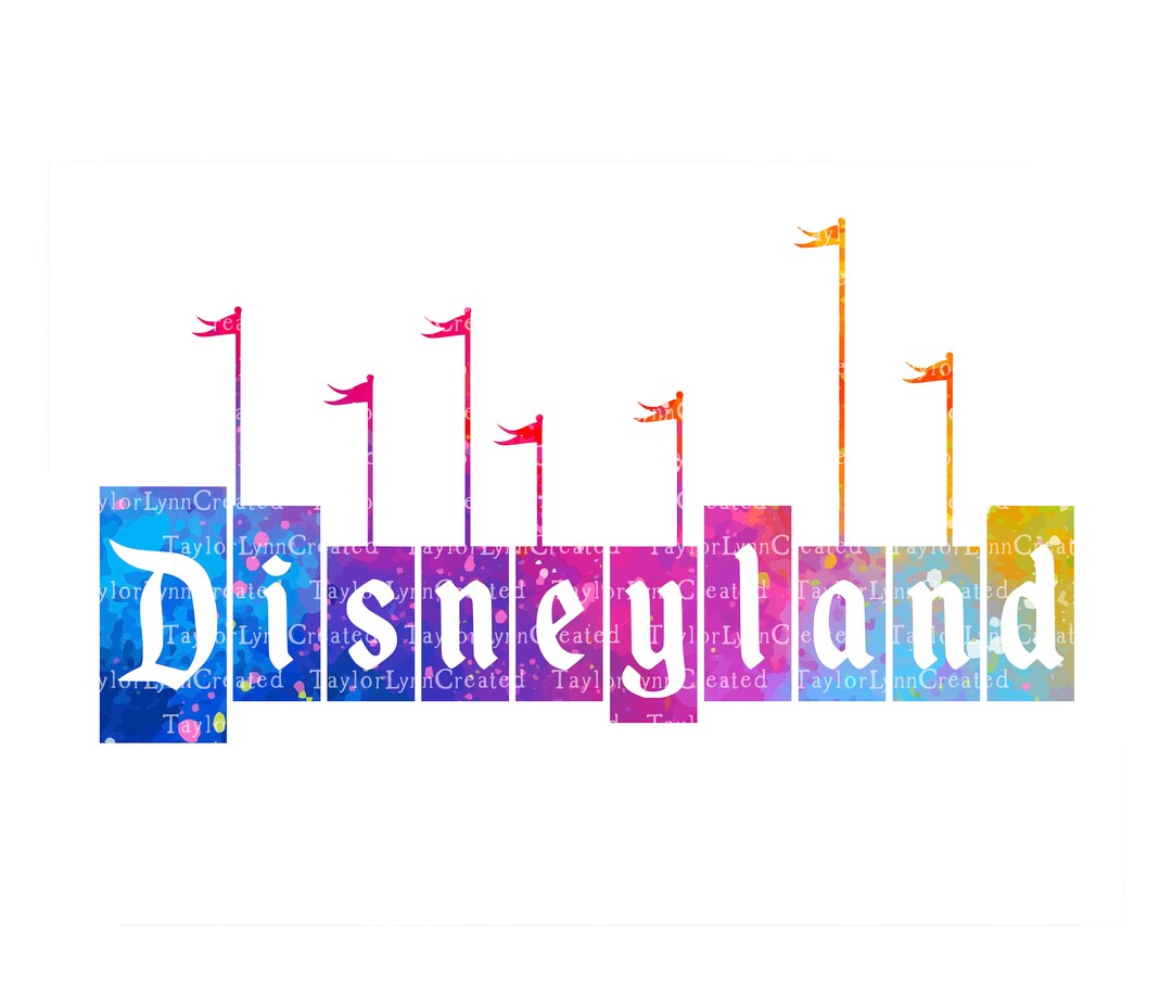 Digital Disneyland Entrance Sign Bundle - JPG PNG SVG - Etsy
