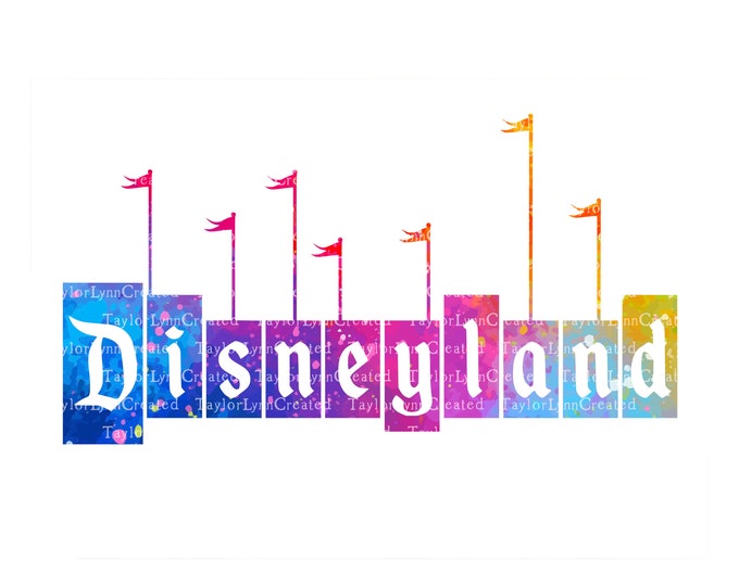 Digital Disneyland Entrance Sign Bundle - JPG PNG SVG - Etsy