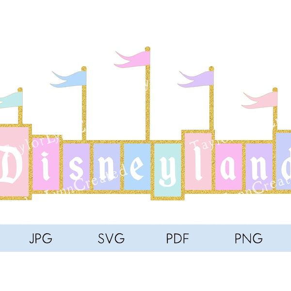 Disneyland Svg - Etsy