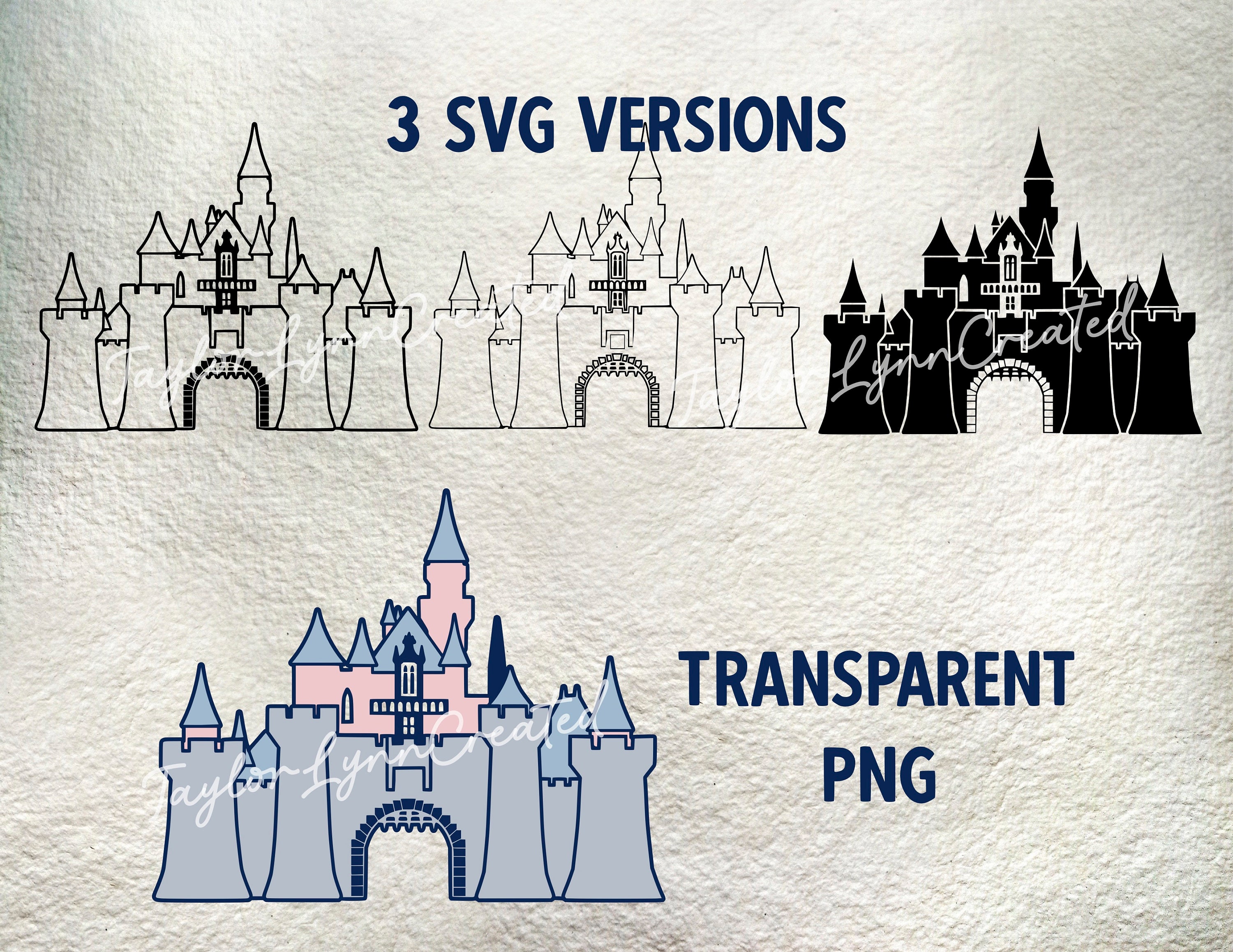 Disneyland Castle Svg