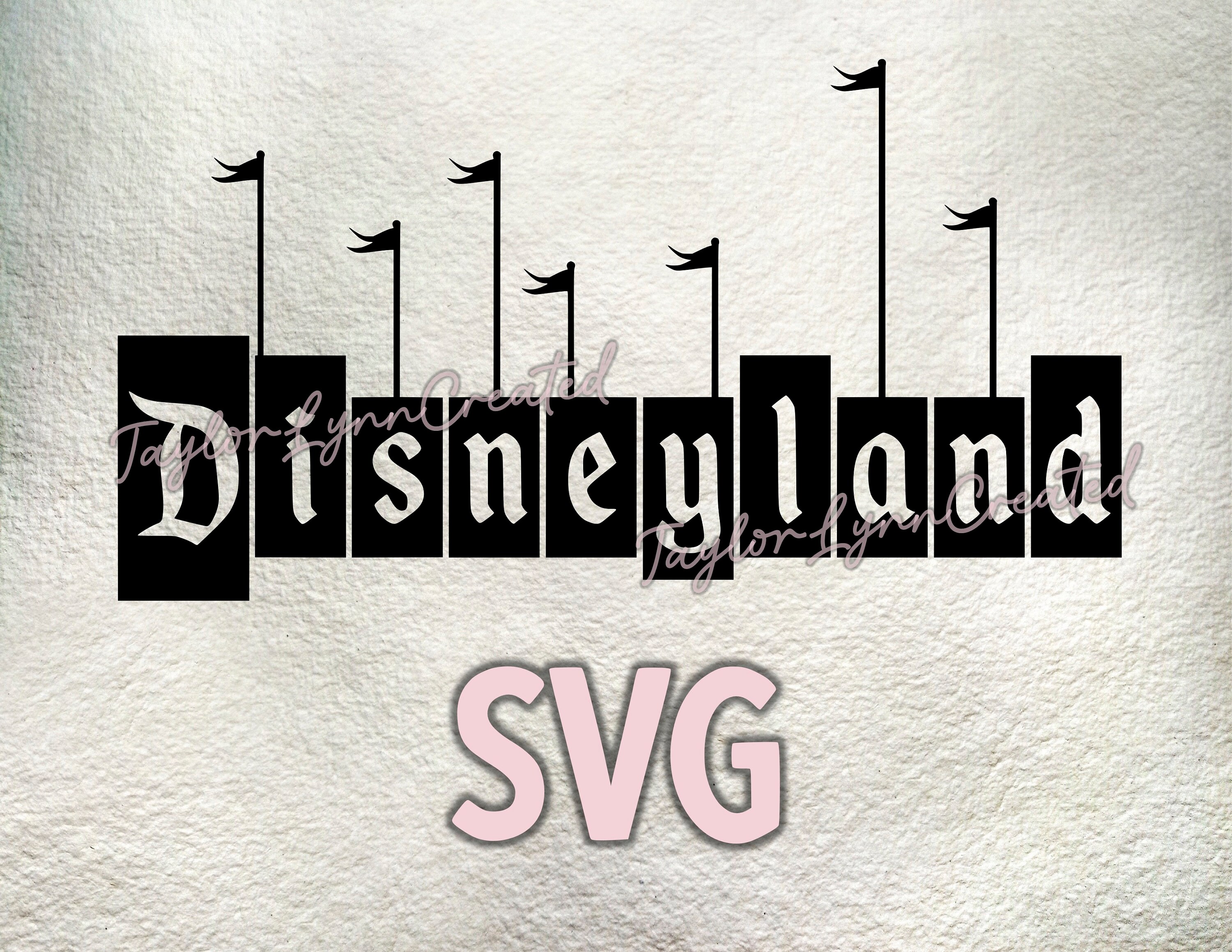 Disneyland Sign Printable and SVG - Etsy