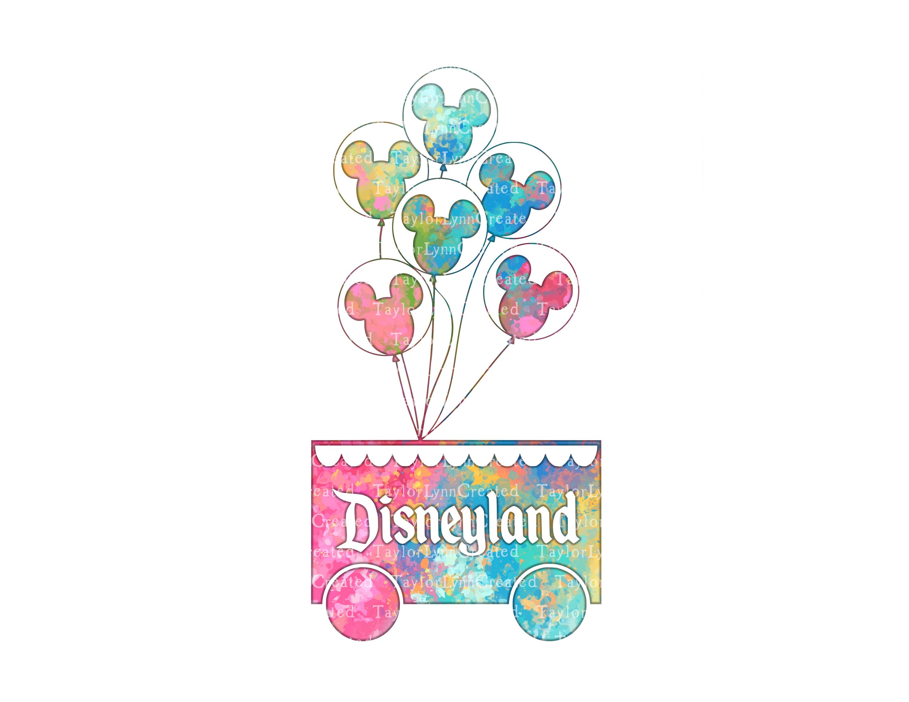 Balloon Cart Printable and SVG - Etsy