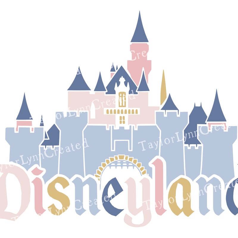 Disneyland Svg - Etsy