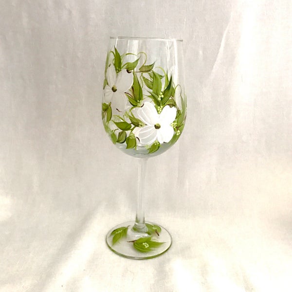 Hand Painted Wine Glasses - Etsy