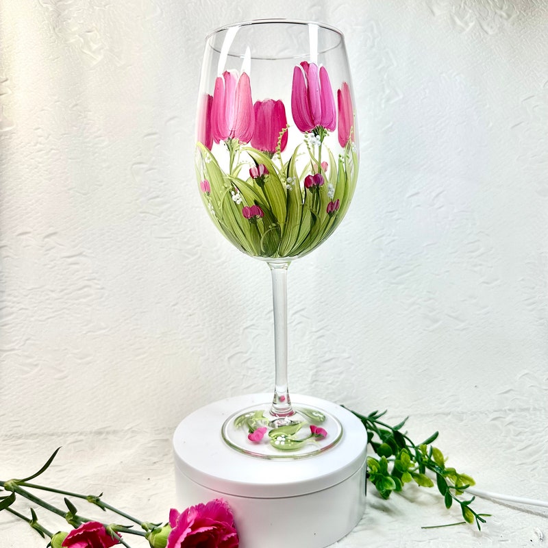 Hand Glass Tulip - Etsy