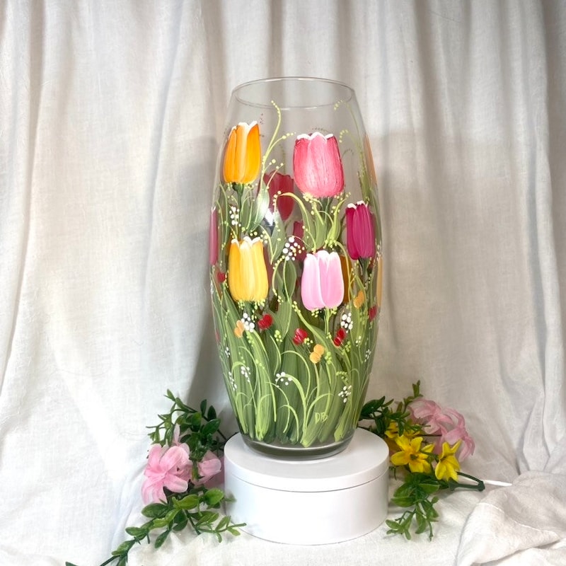 Tulip Vase - Etsy