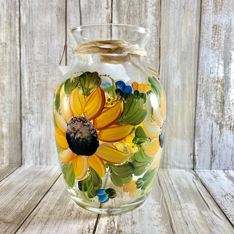 Sunflower Vase - Etsy