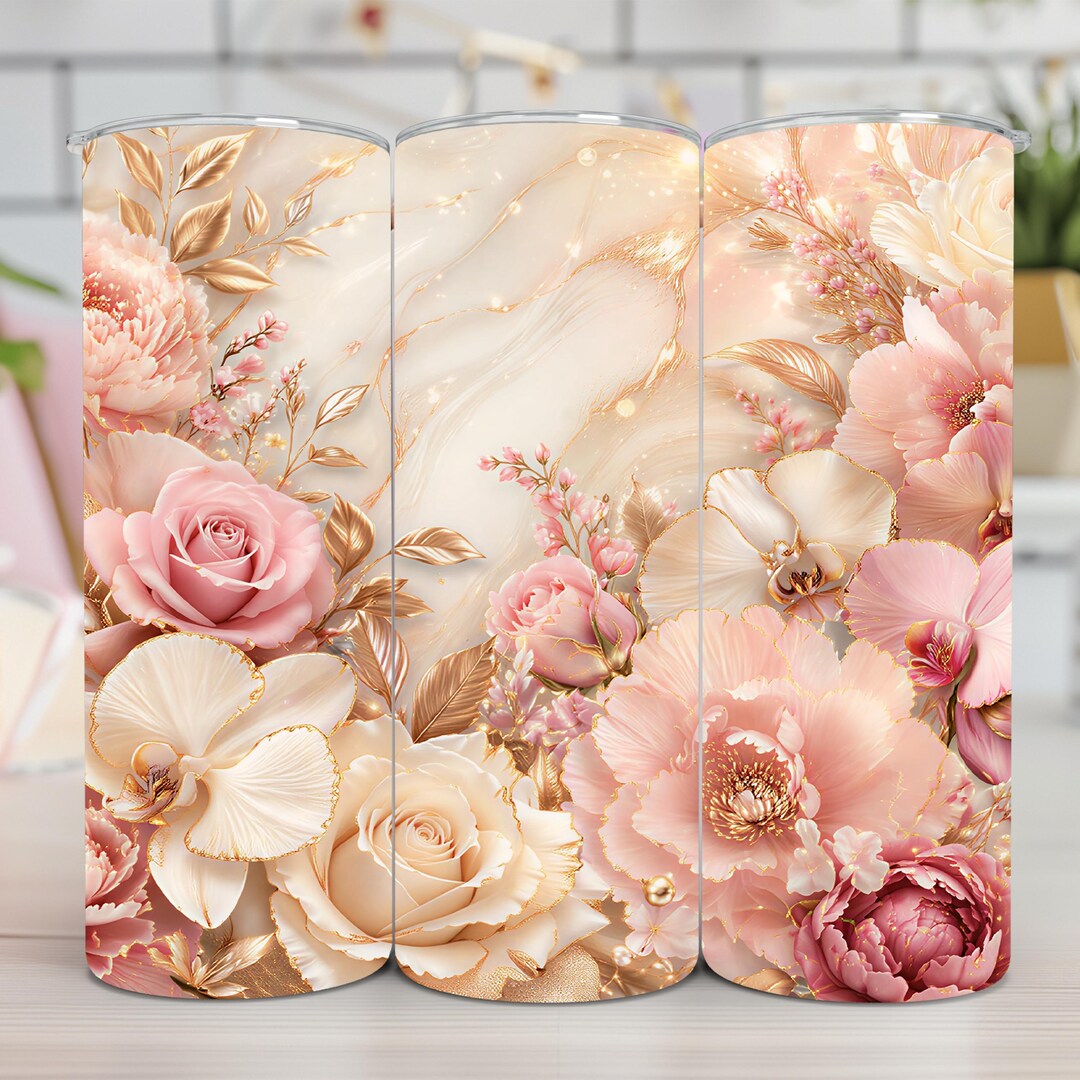 elegant-pink-and-gold-floral-20oz-tumbler-wrap-luxury-rose-and-orchid