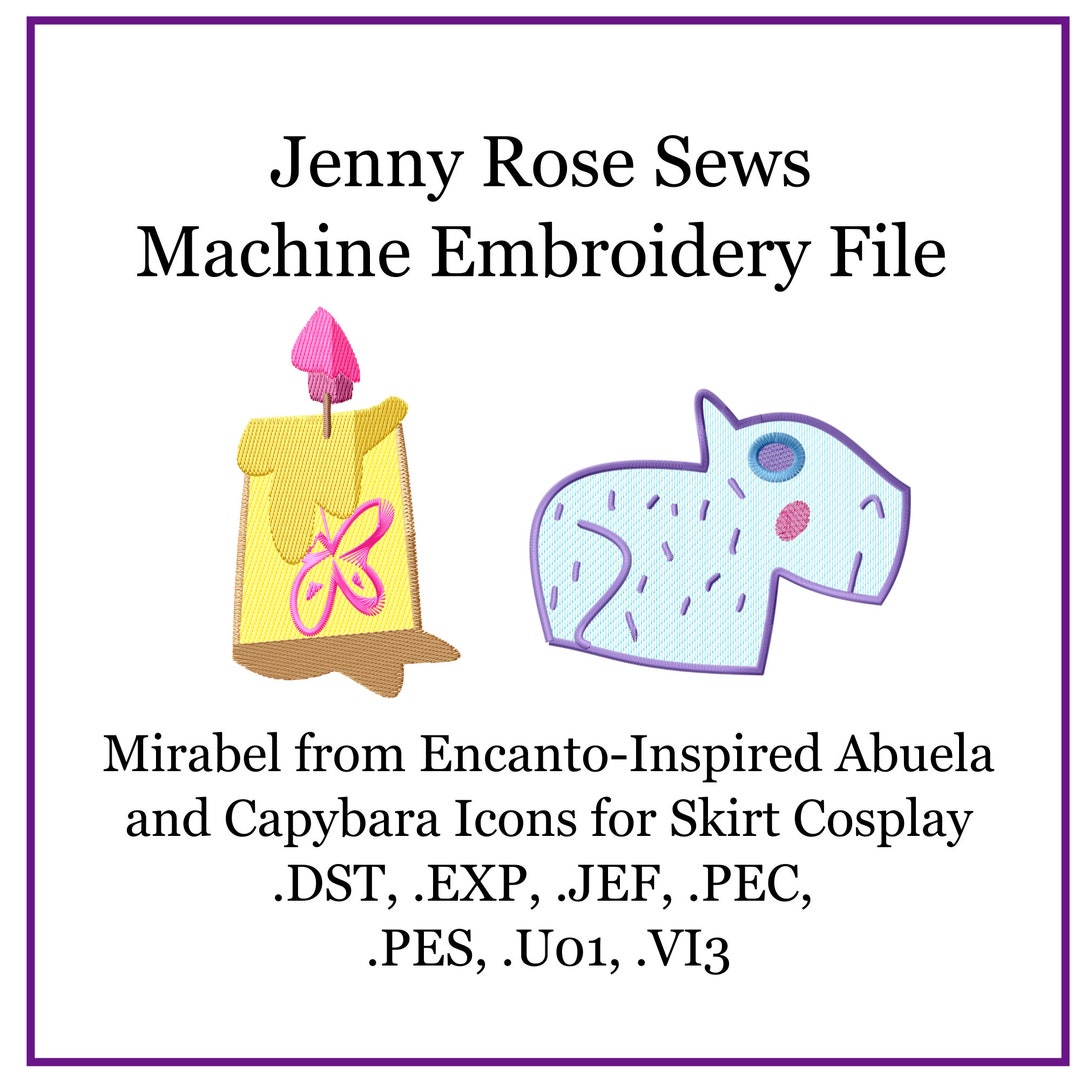 Mirabel From Encanto Cosplay Skirt Icons Abuela and Capybara Machine ...