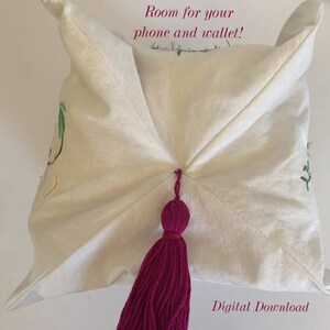 Emma Reticule Digital PDF Pattern - Optimized for Embroidery - Sewing ...