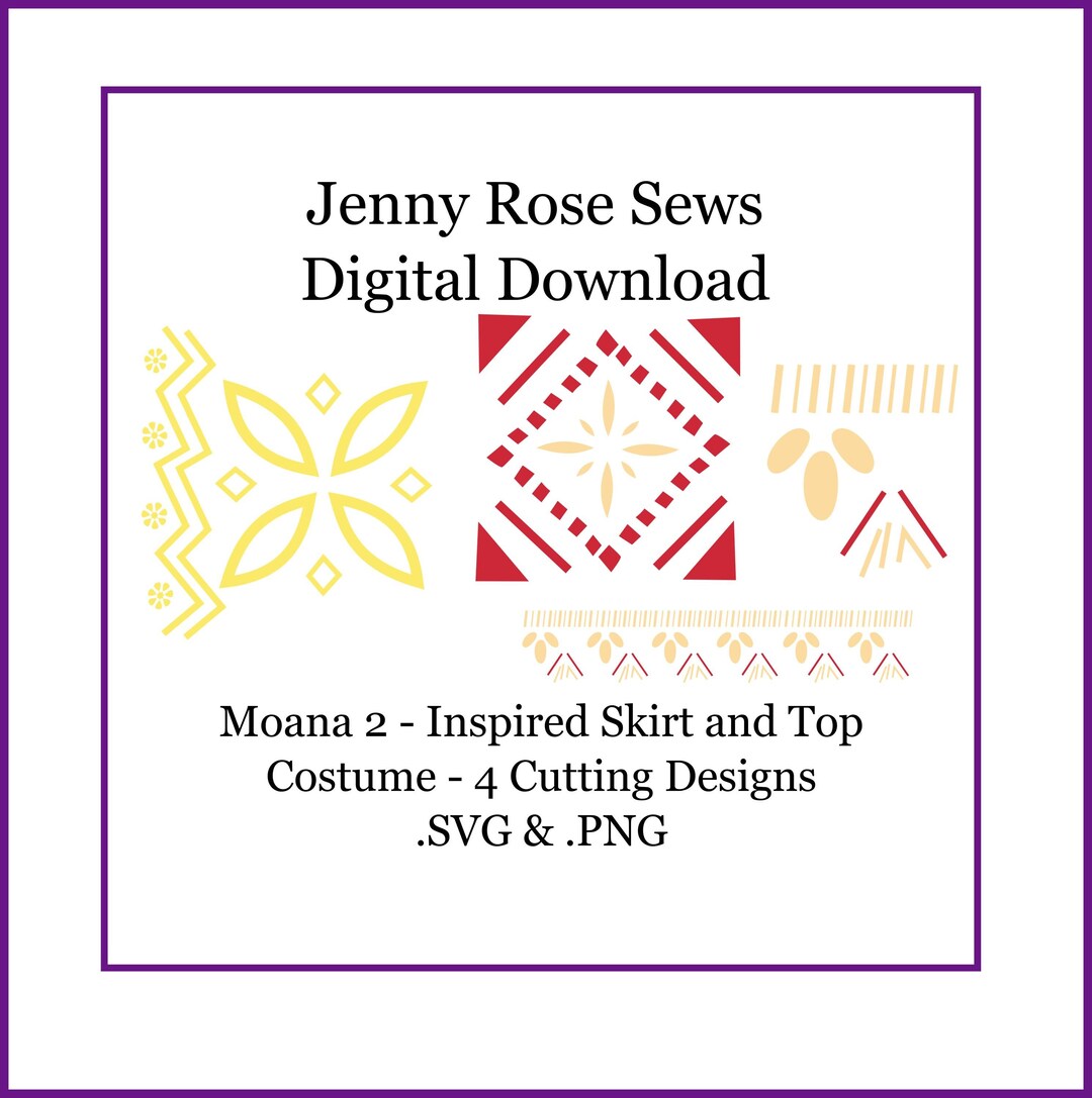 Moana 2 - Inspired Costume .png and .svg Design Files - Digital ...