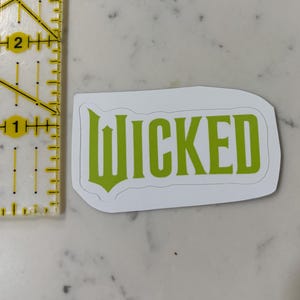 Wicked-inspired Stickers Shiz University, Galinda Monogram and Title ...
