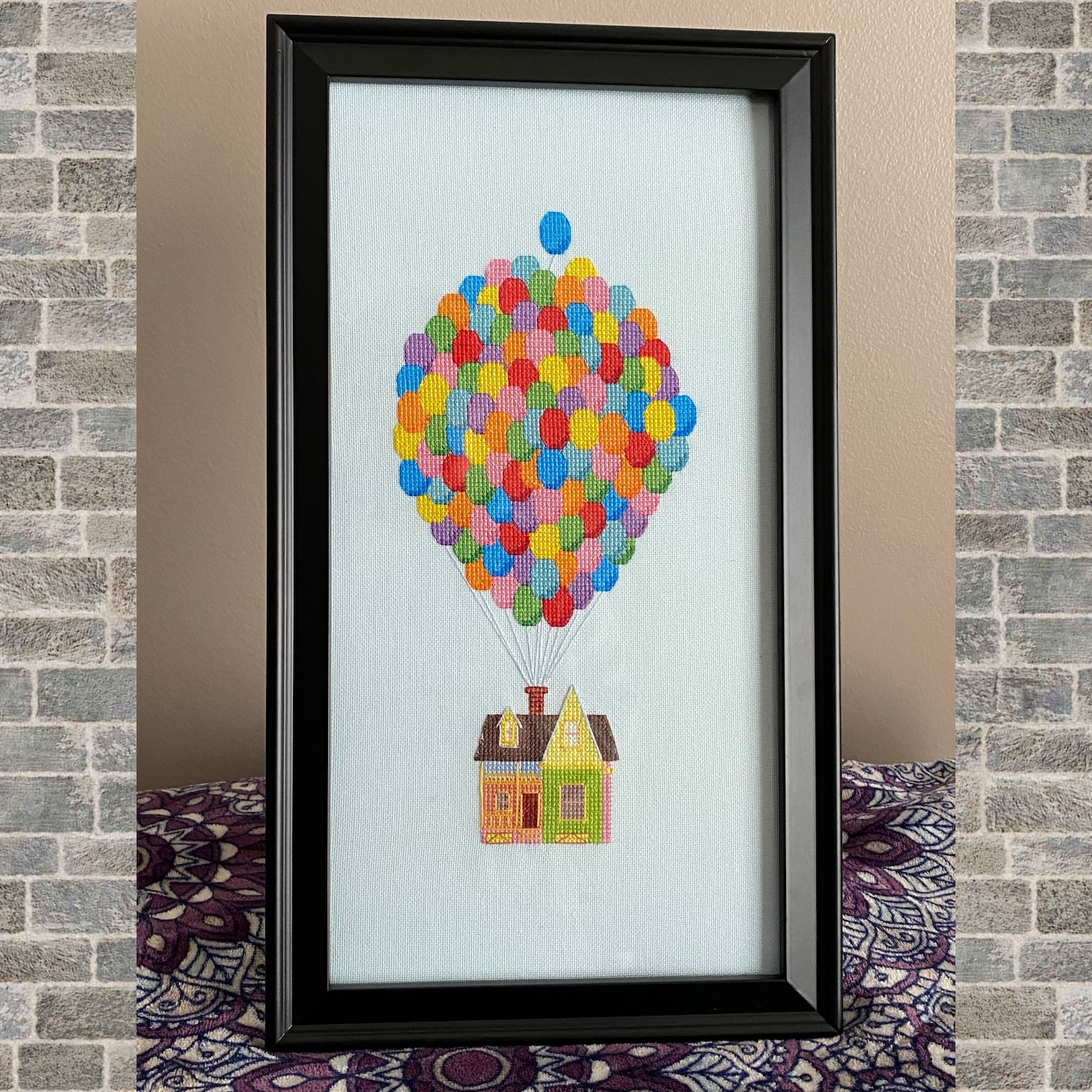 PATTERN - Balloon House - Up! Inspired Cross Stitch Pattern Download - Etsy