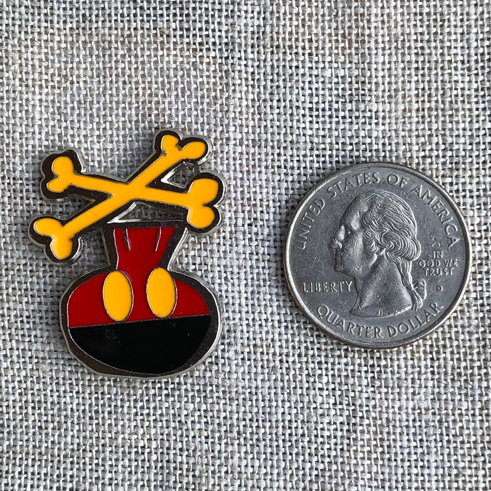 Mickey Mouse Potion/poison Disney Pin Needle Minder/cover - Etsy