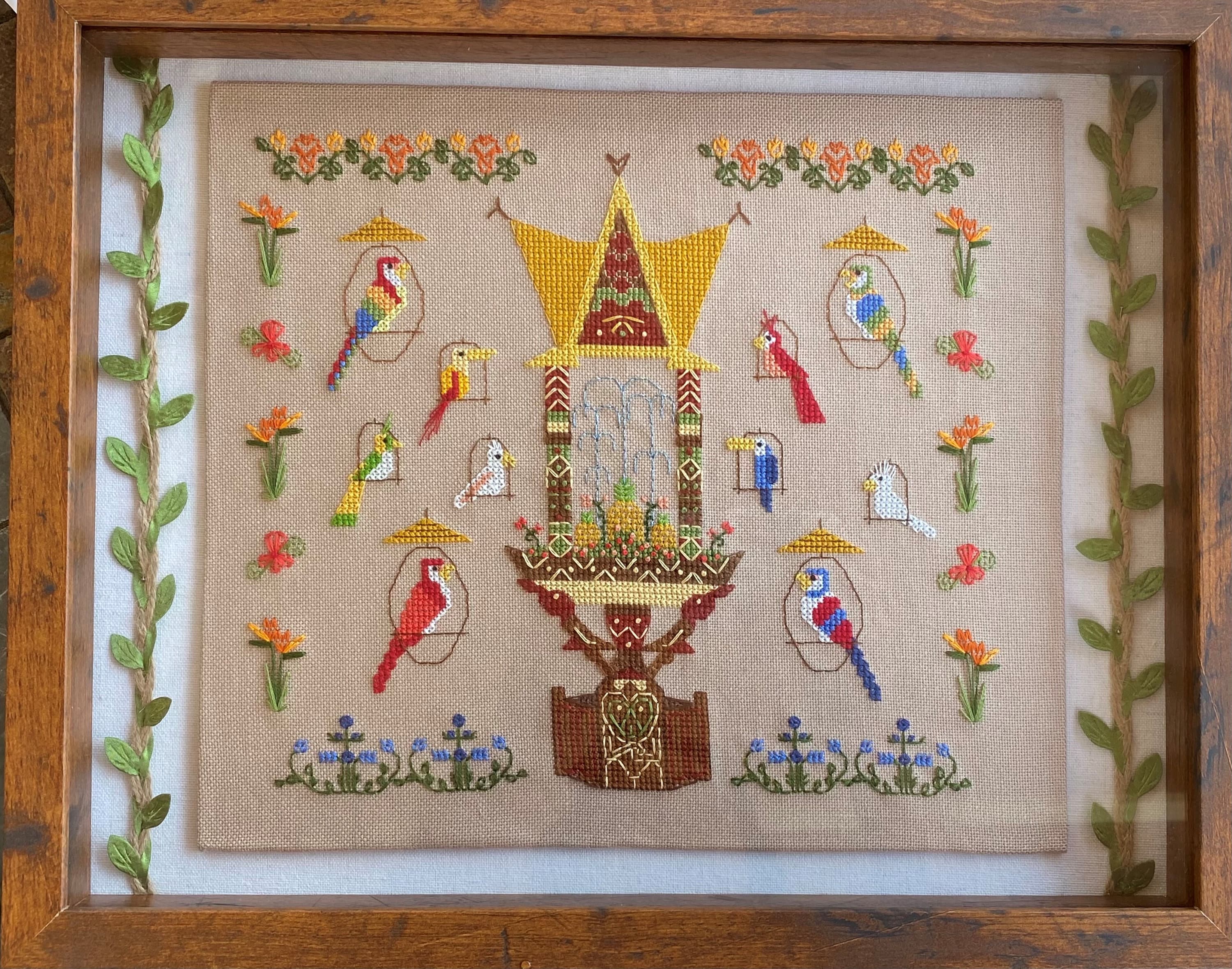 PATTERN - Magical Tiki Room - Enchanted Tiki Room Inspired Cross Stitch ...