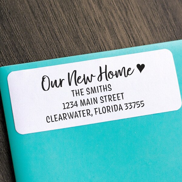 New Address Card - Etsy
