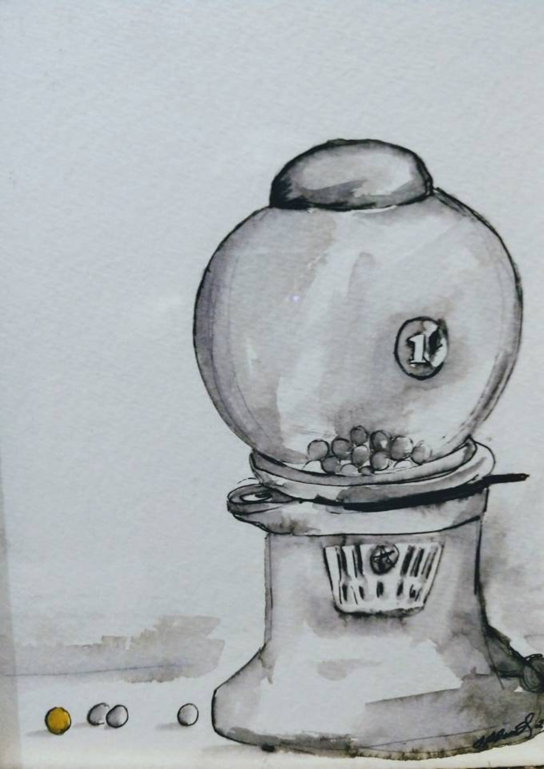 Bubble Gum Ink Wash - Etsy