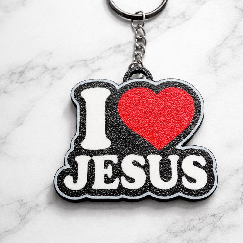 Jesus Inspired Keychain - Etsy