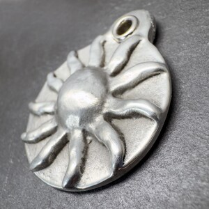 Personalized Sun Dog Tag: Hand Stamped Metal Pet ID, Made in USA - Etsy