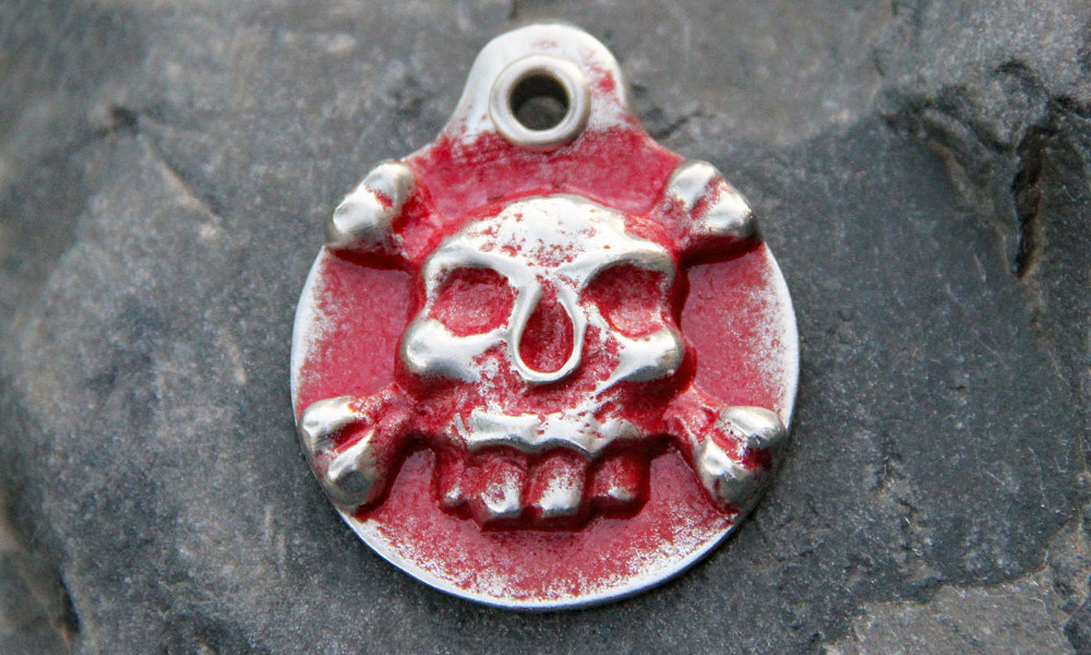 Custom Skull Keychain Personalized with Name on Back | Etsy