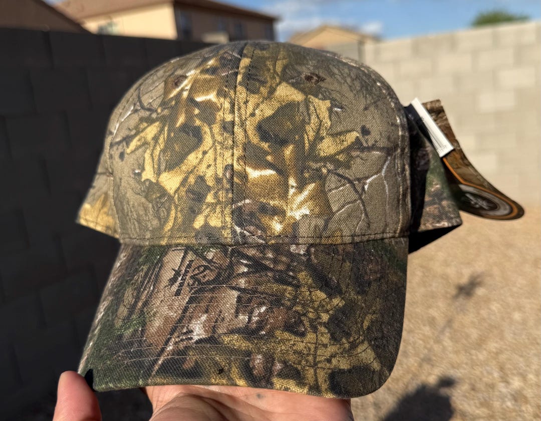 NEW- Real Tree Mens Camo Outdoor Hunting Hat Cap Adjustable With Tags ...
