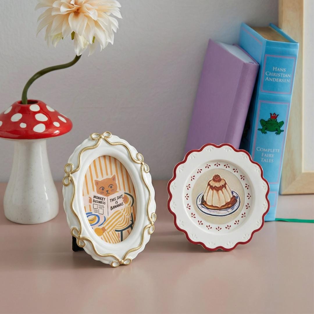 Whimsical Gallery Wall Picture Frame Set, Colorful Danish Pastel Photo ...