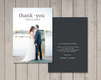 Wedding Thank You Cards | Etsy