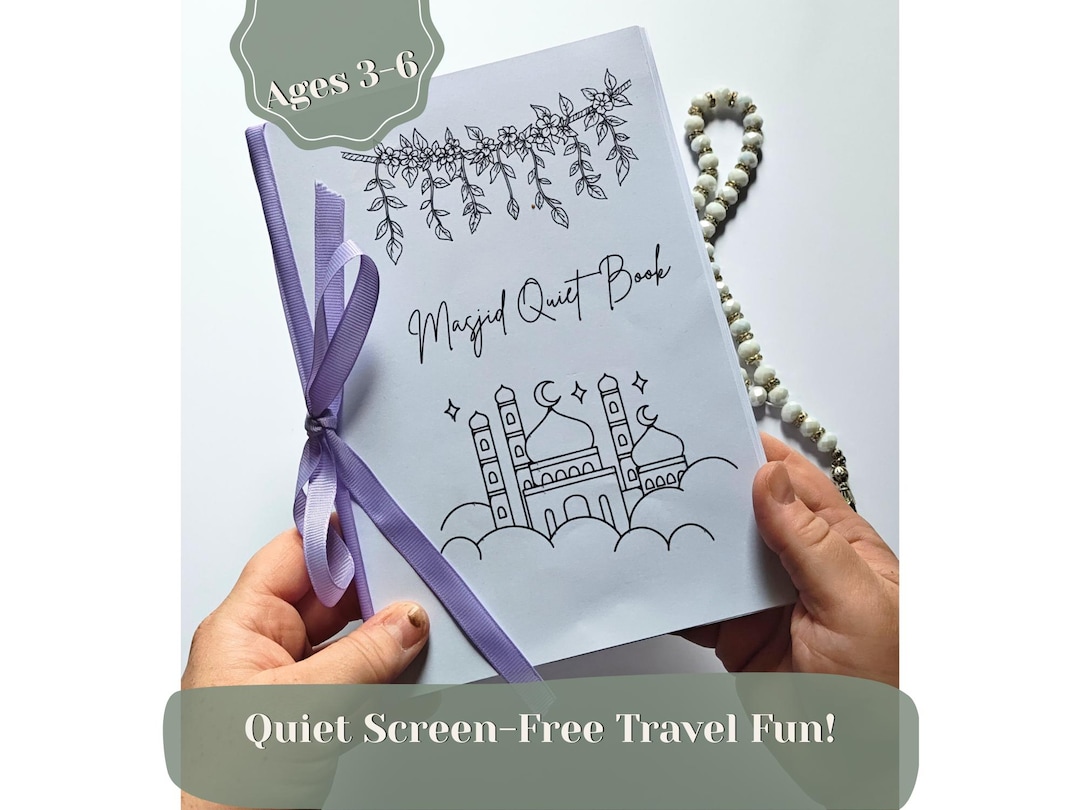 Masjid Quiet Book Printable | Islamic Activities for Kids | Ramadan ...