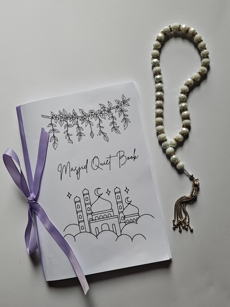 Masjid Quiet Book Printable | Islamic Activities for Kids | Ramadan ...