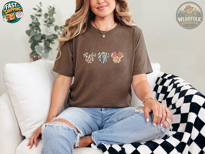 Disney Vacation Shirt, Animal Kingdom Safari Mickey Tee, Disney Trip ...