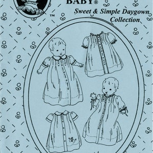 Daygowns Pattern / Sweet & Simple Daygowns / Traditional Baby Pattern ...