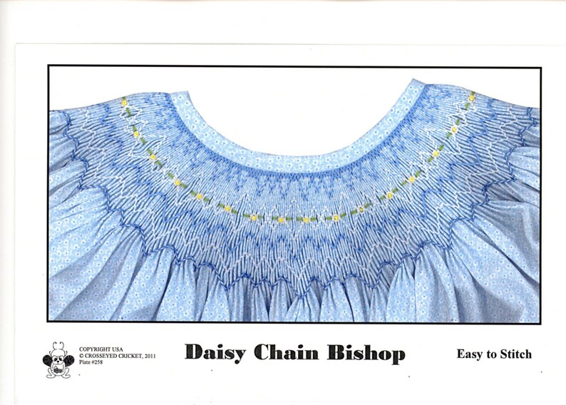 Smocking Plates / Geometric Smocking / Daisy Chain Bishop / Smocked ...