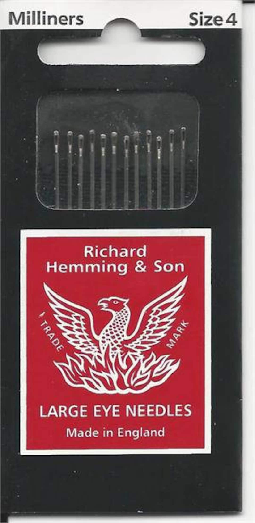 Hand Sewing Needles / Milliners-(straw) Needles / 4 Milliners / 7 ...