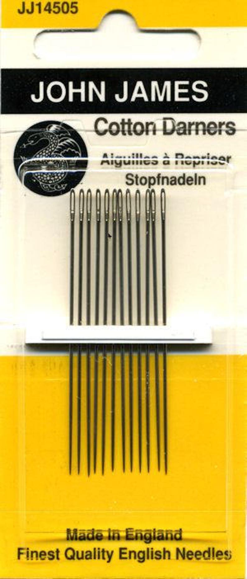 Smocking Needles /hand Sewing Needles / 7 Darner / 7 Long | Etsy