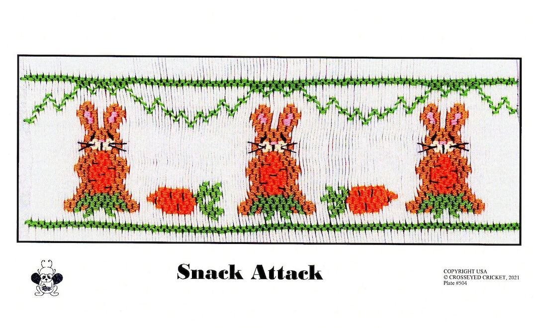 Easter Smocking Plates / Snack Attack / Smocking / Smocked Dress ...
