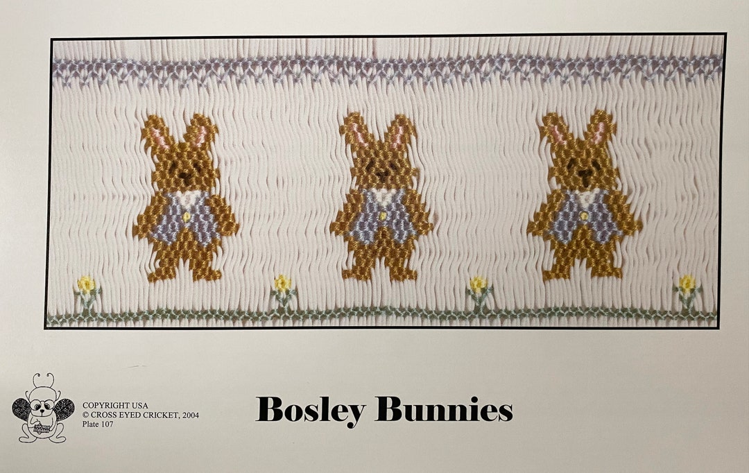 Easter Smocking Plates / Bosley Bunnies / Smocking / Smocking for Boys ...